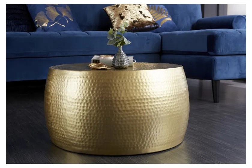 Massive home | Konferenční stolek ORIENT II 60 CM zlatý