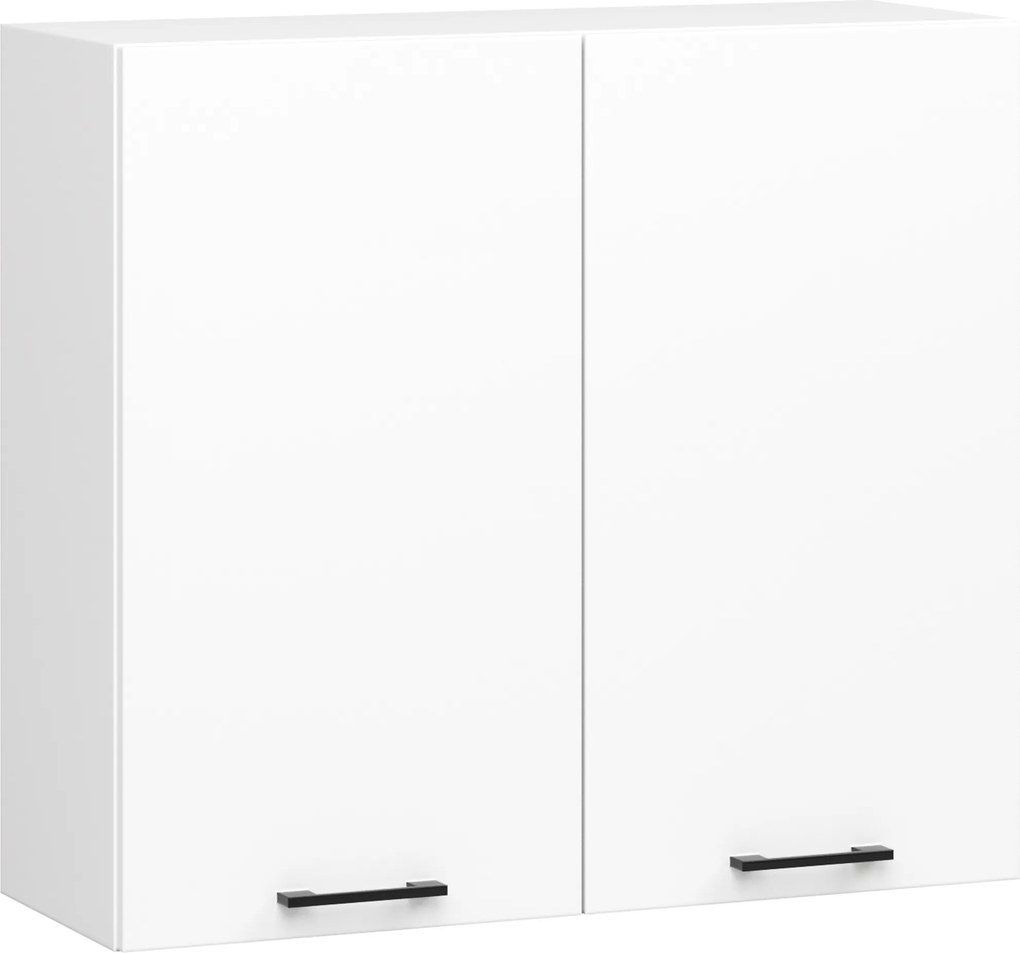 Závěsná kuchyňská skříňka Olivia W80 H720 bílá