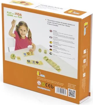 Sada na učení smyslů Viga 44507 puzzle