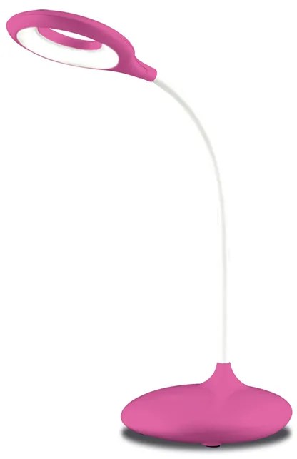 Ecolite LED stolní lampa 5W nabíjecí růžová LHZQ7-RUZ