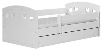 Dětská postel JULIA - barva bílá - 180x80 cm - 3D6467