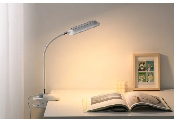 Immax 08997L - LED+CCT Stm stolní lampa s klip CLIP 7,5W/230V bílá