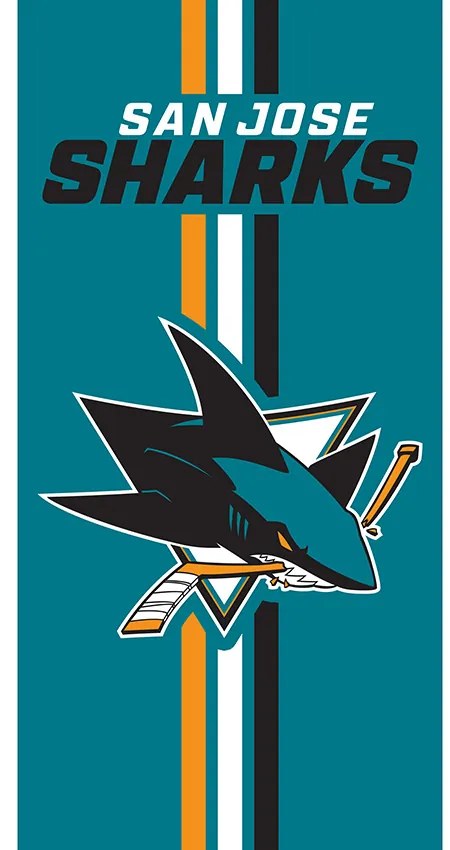 Froté osuška NHL San Jose Sharks Prestige 70x140 cm