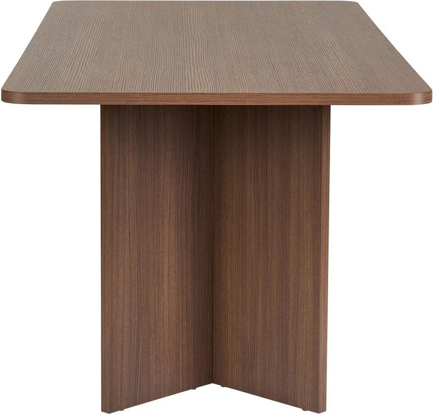 Jídelní stůl v dekoru ořechu 90x180 cm Linza – Kalune Design