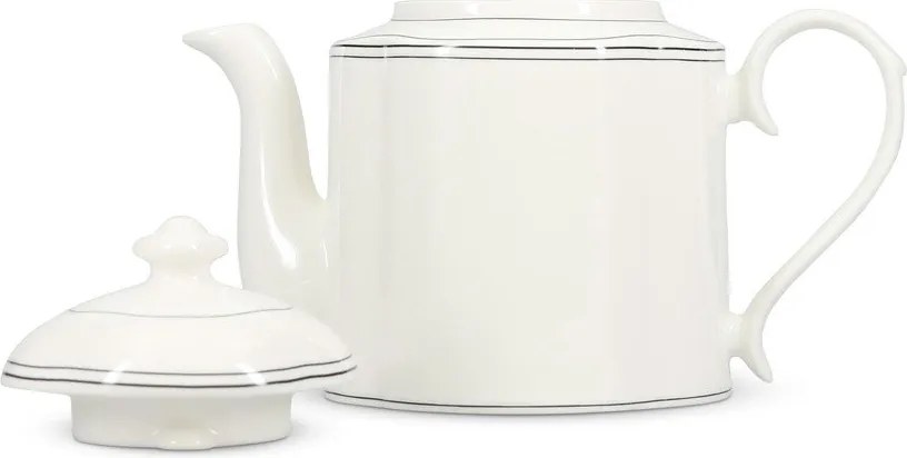 Bílá konvice na čaj z kostního porcelánu 1,3 l Odette – S|P Collection