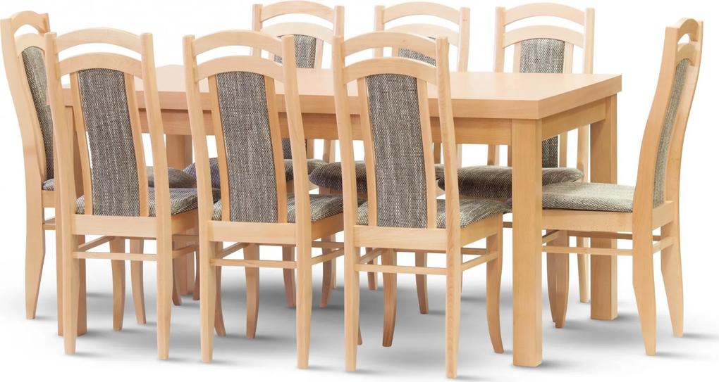 Stima Dřevěná jídelní židle AIDA | Sedák: boss 12 antracite,Odstín: tm.hnědá