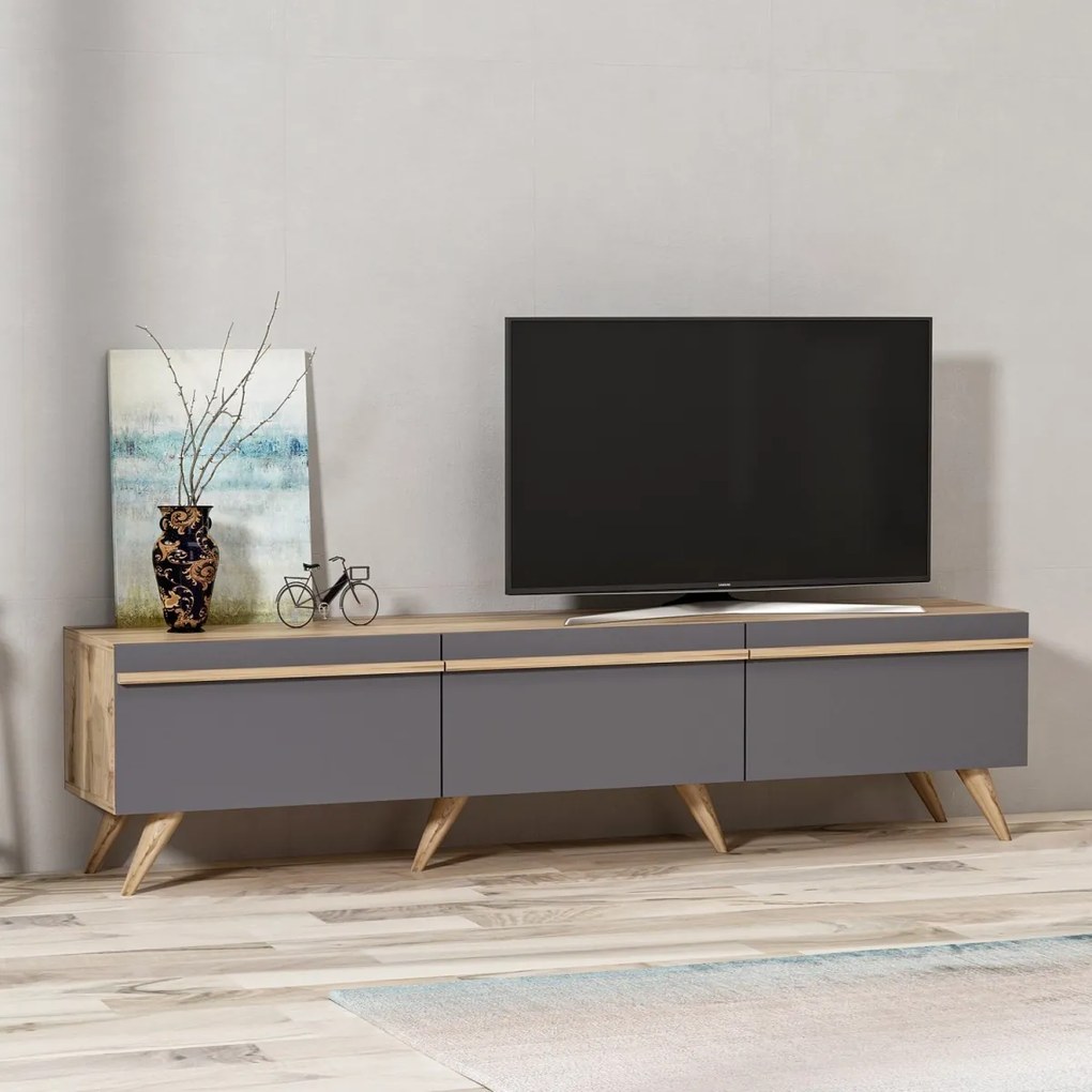 TV stolek AMSTERDAM 180 cm antracitový