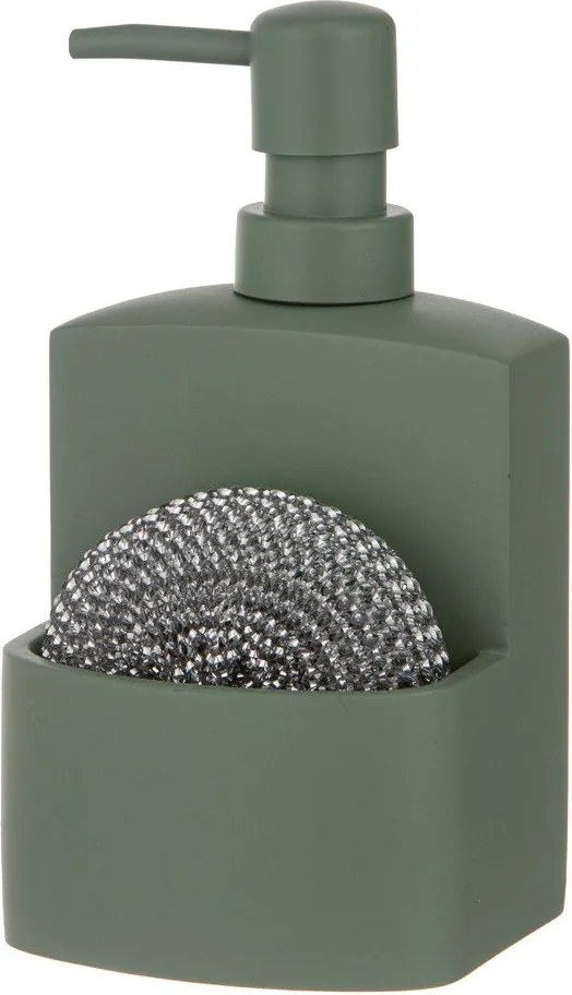 Šalvějově zelený dávkovač mýdla z polyresinu 250 ml Essentials – Ladelle