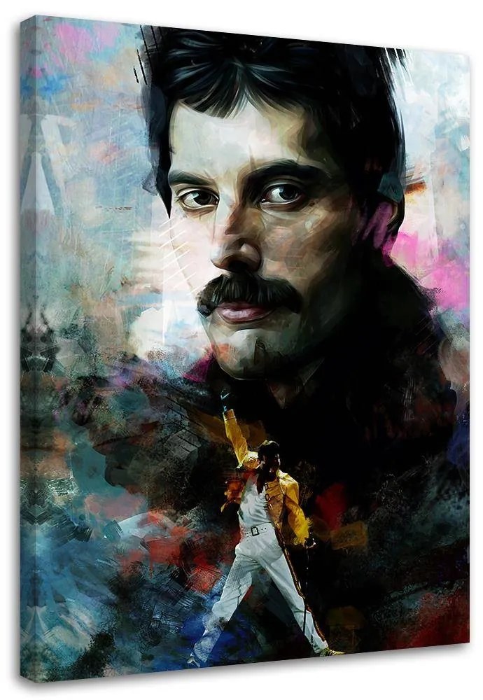 Gario Obraz na plátně Freddie Mercury Bohemian Rhapsody - Dmitry Belov Rozměry: 40 x 60 cm