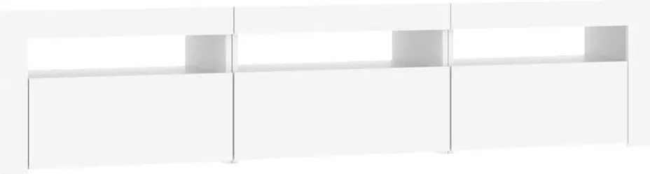 TV skříňka s LED osvětlením bílá 180 x 35 x 40 cm 3152754