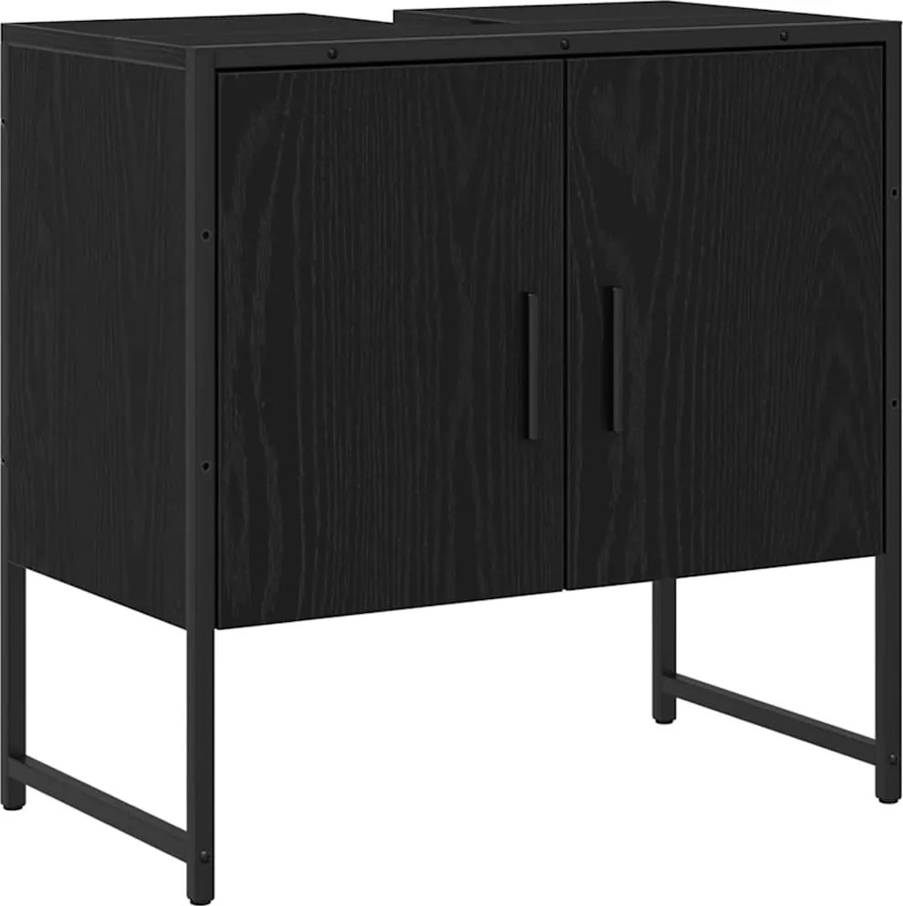 Sada koupelnového nábytku 3 ks Černá 33 x 33 x 102,5 cm 3334359