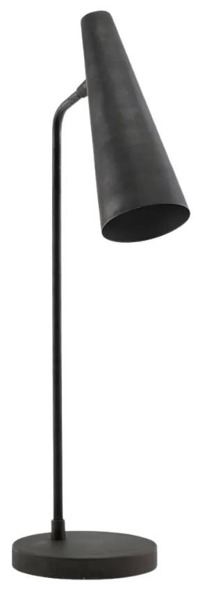 OnaDnes -20% House Doctor Černá kovová stolní lampa Precise 52 cm