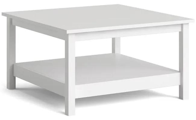 Bílý konferenční stolek 81x81 cm Madrid - Tvilum