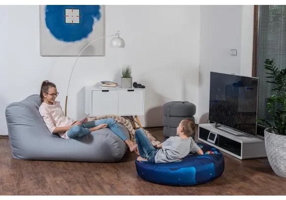 SakyPaky Plážo sedací vak  hnědá čoko