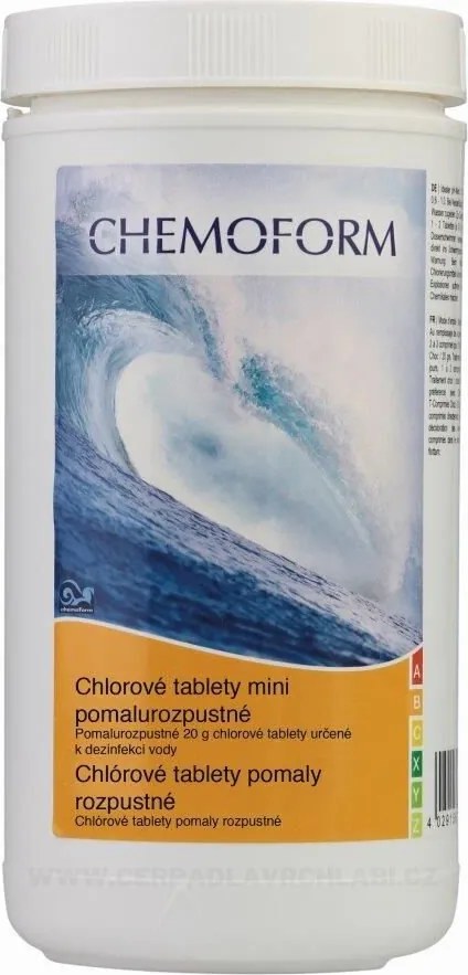 CHEMOFORM Chlórové tablety pomalurozpustné MINI 20 g