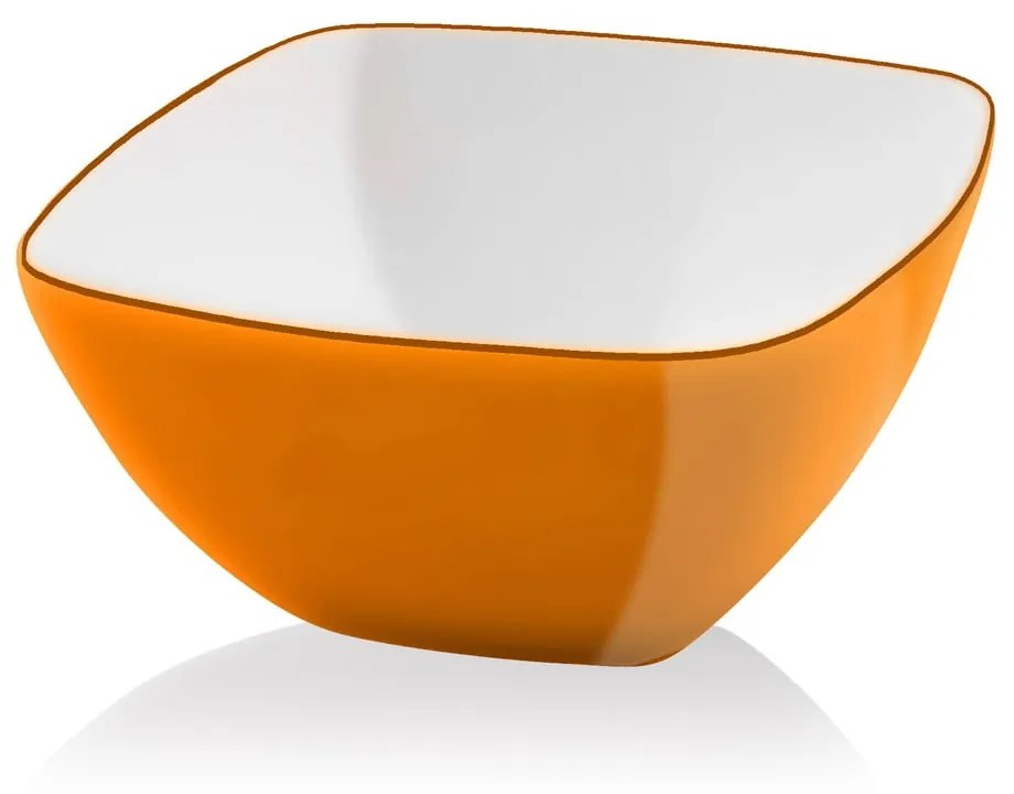 Oranžová salátová mísa Vialli Design, 14 cm