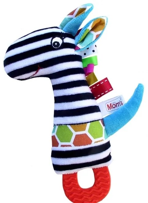 Hencz Toys Edukační hračka Hencz s pískátkem, kousátkem ZEBRA