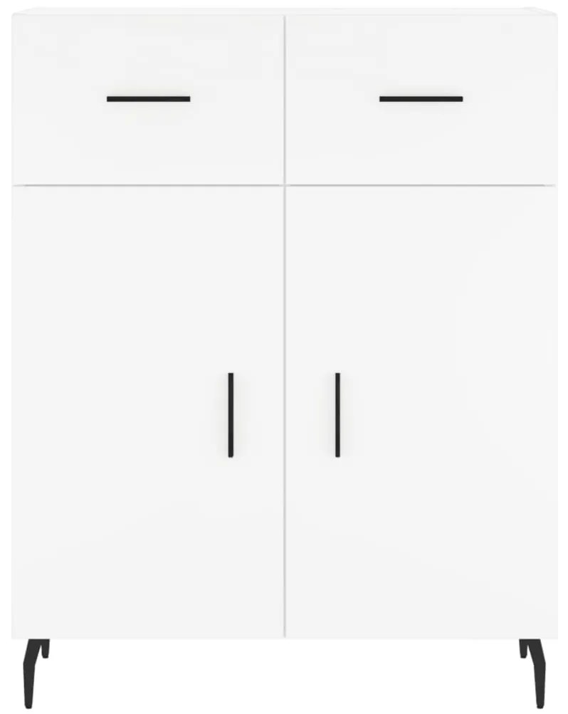 Skříň highboard bílá 69,5 x 34 x 180 cm kompozitní dřevo,  3200529