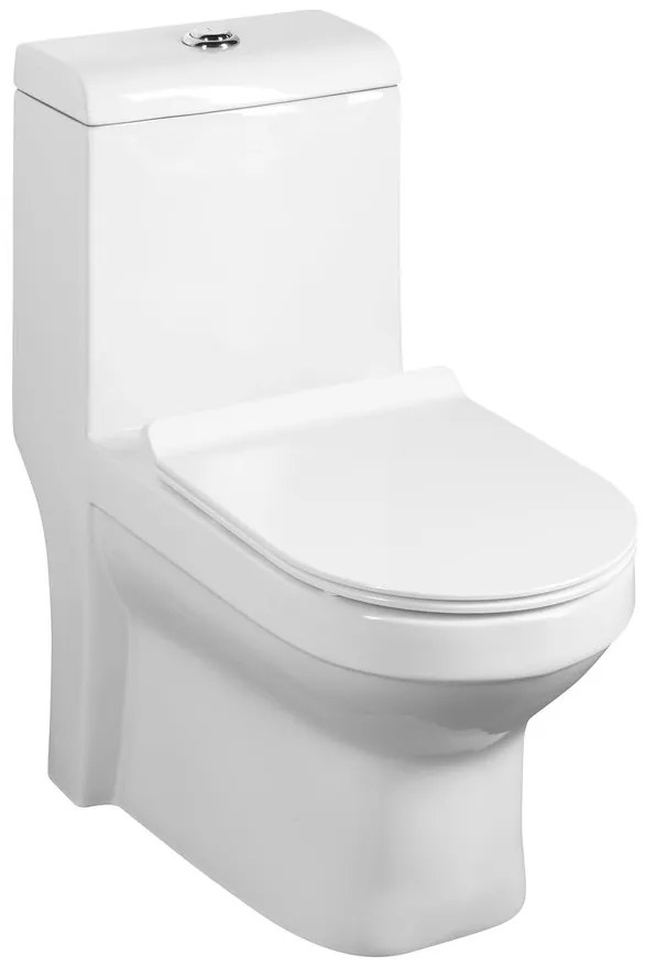 Sapho Hubert WC kombi 36 x 78,5 x 71,5 cm zadní spodní odpad bílá PB304