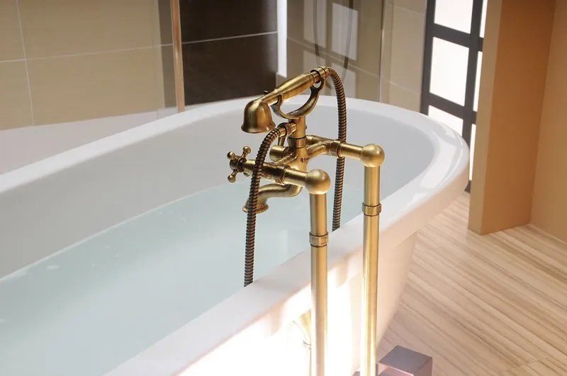 Sapho Sapho, ANTEA nástěnná vanová baterie kompletní, bronz