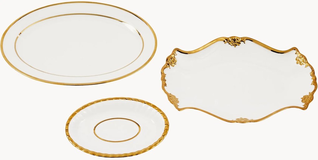 Sada porcelánového nádobí Golden, 3 díly