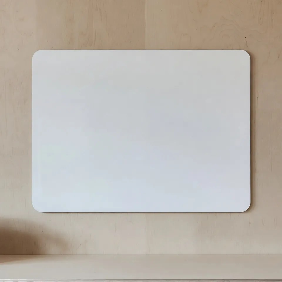 Toptabule.sk Bezrámová magnetická popisovací tabule BÍLÁ 90x60 cm