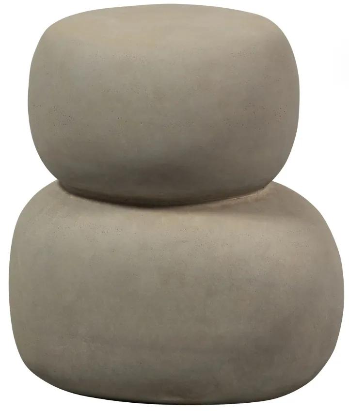 OnaDnes -20% Hoorns Šedý betonový odkládací stolek Creete 30 cm