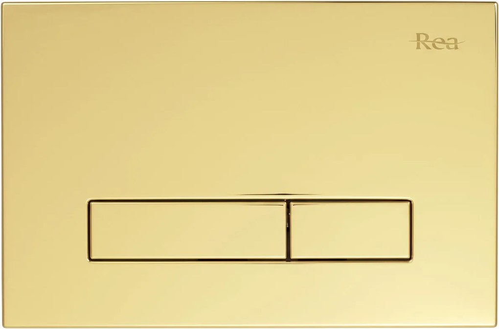 Rea Rea, Podomítkový WC systém K011A-Q + tlačítka HD Gold, KPL-E9560