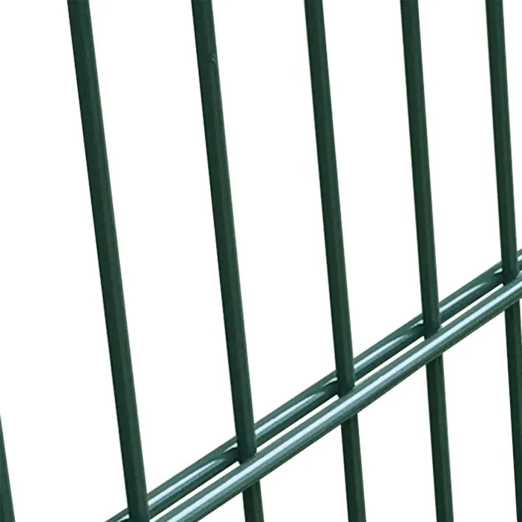 2D plotová branka (jednokřídlá) - zelená | 106x250 cm