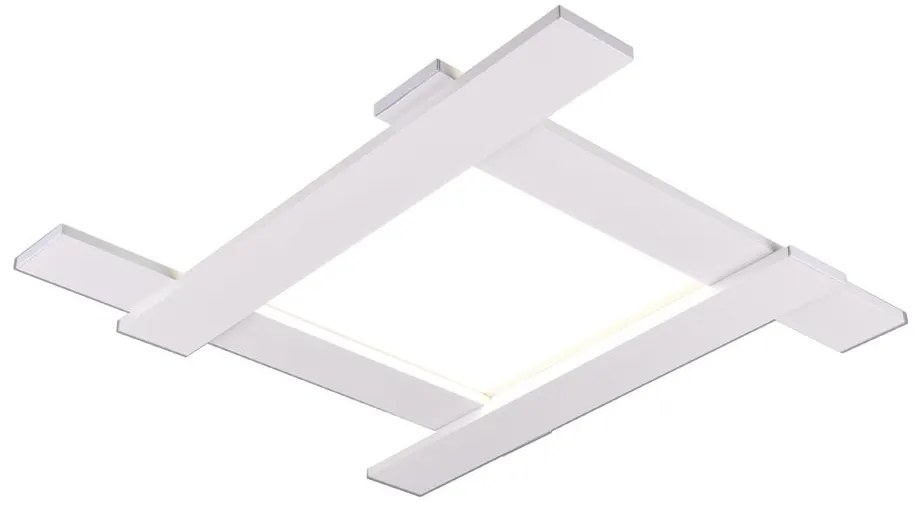 Trio 675510531 led přisazené stropní a nástěnné svítidlo belfast 4x3,5w + 1x18w | 3320lm | 4000k | ip20 - oddělené vypínače, nepřímé světlo, bílá