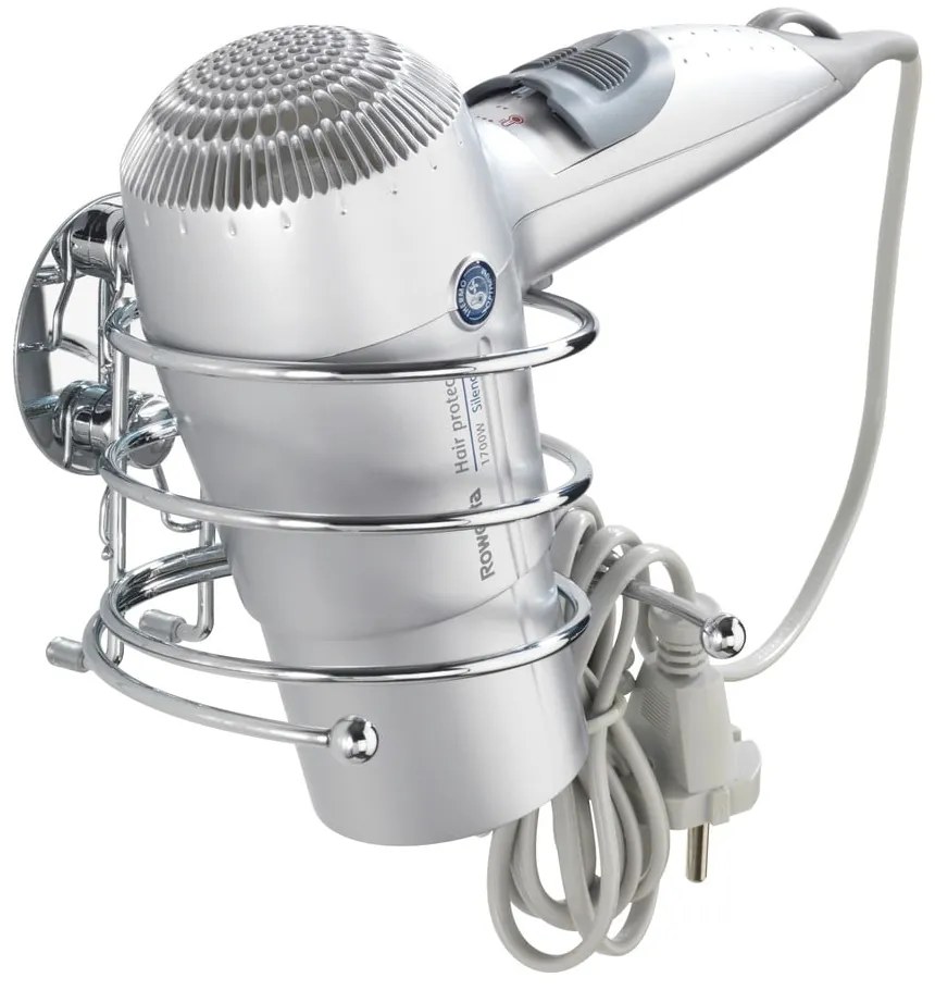 Samodržící věšák na fén Wenko Turbo-Loc, nosnost až 40 kg