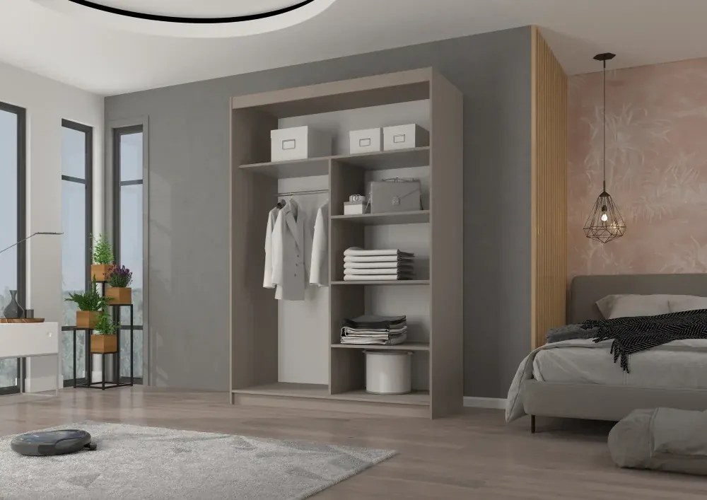 Posuvná skříň se zrcadlem ESTI 150