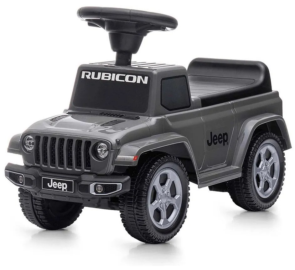 Odrážedlo Jeep Rubicon Gladiator Milly Mally šedé Šedá