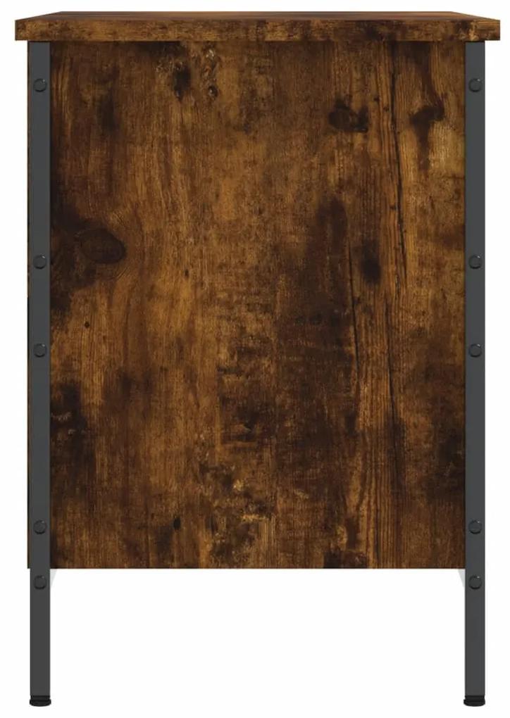 Botník kouřový dub 69 x 35 x 50 cm kompozitní dřevo - Default Title