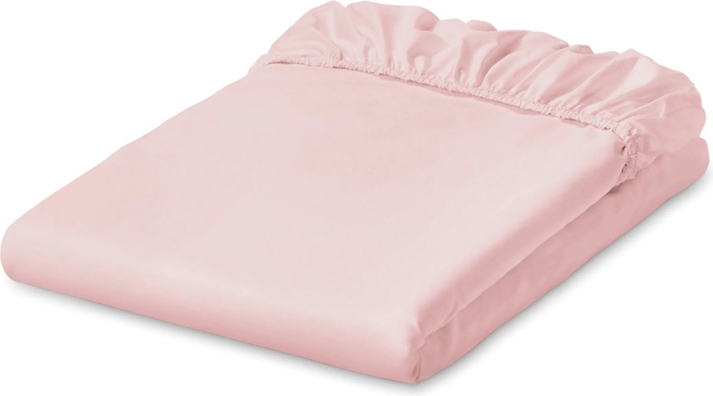 Tchibo - Žerzejové napínací prostěradlo, růžová, standardní velikost