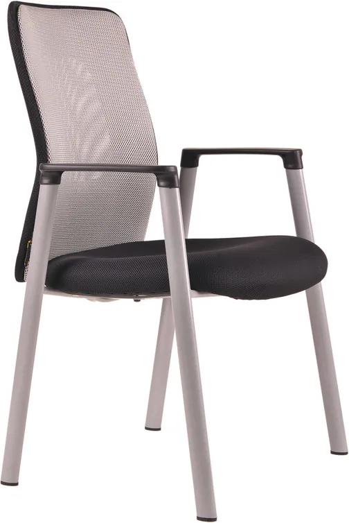 Office Pro Jednací židle CALYPSO MEETING - 12A11, světle šedá