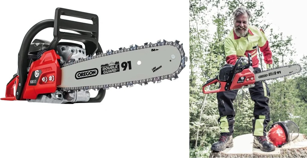 Solo by AL-KO 6651 Premium – Benzínová řetězová pila s lištou Oregon 38 cm, výkon 2,2 kW, 127521 – bezstarostný servis