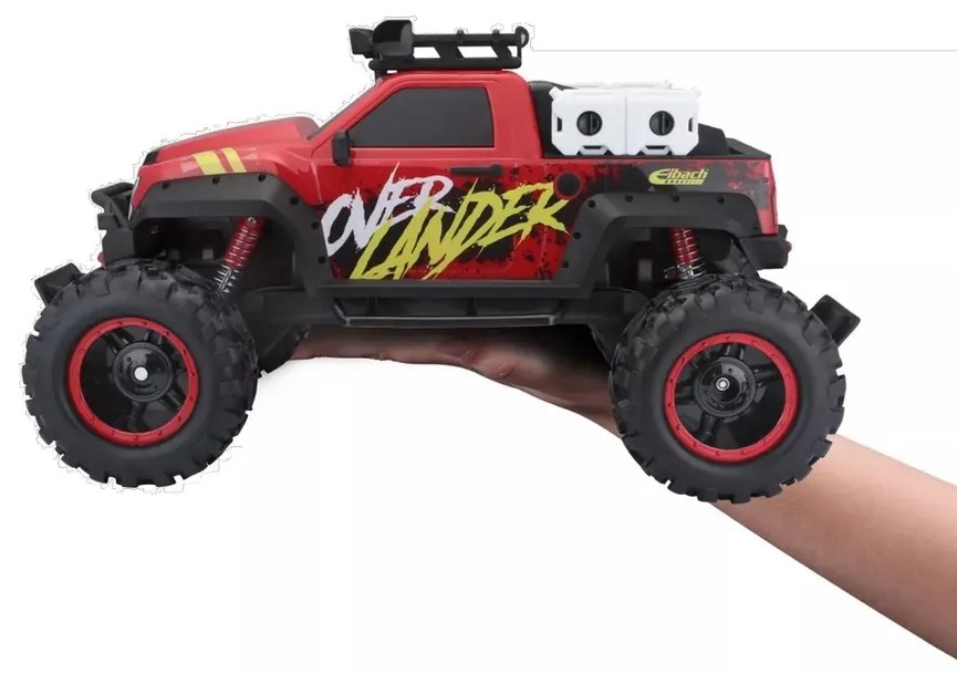 Maisto Tech RC, Overlander, 2,4 Ghz, červená