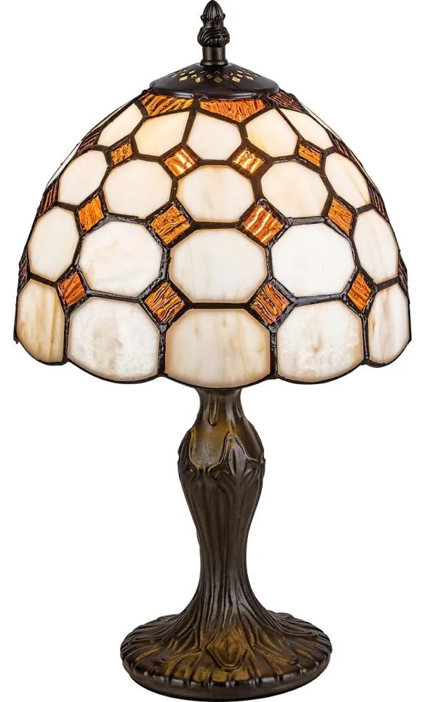 Brilagi - Tiffany vitrážová stolní lampa DORAN 1xE14/40W/230V