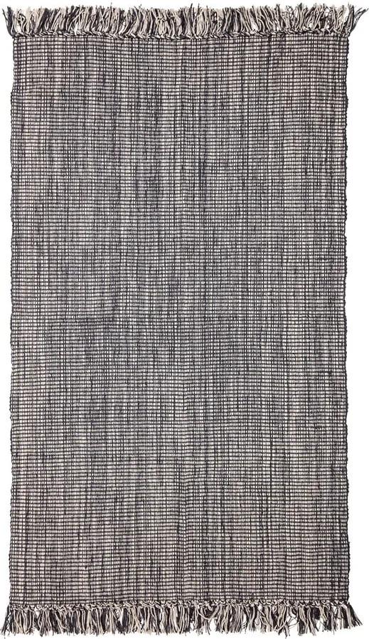Šedý bavlněný koberec Bloomingville Multi, 90 x 150 cm | BIANO