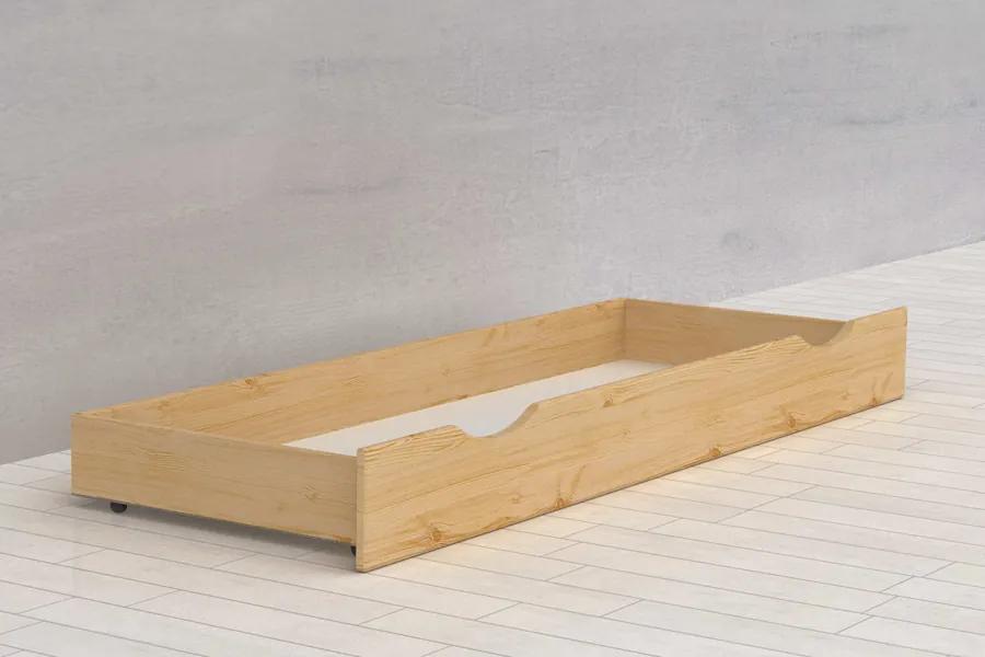 Via-nábytek Úložný šuplík pod postel z borovice S516 Rozměry cm 160 x 17 x 72