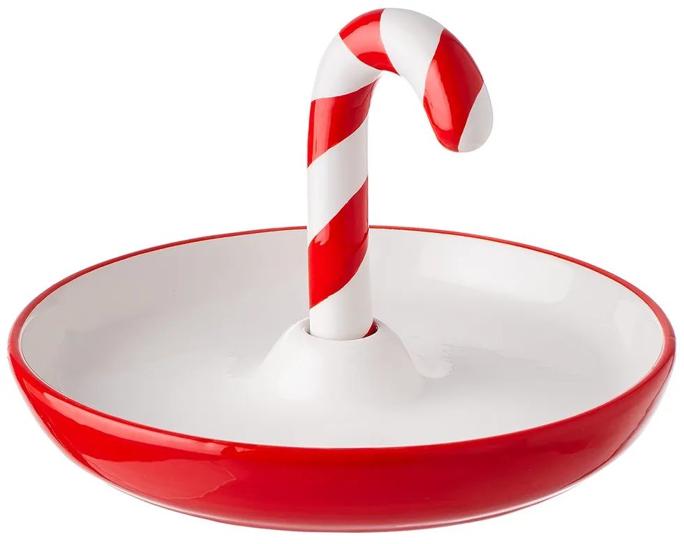 SWEET X-MAS Talíř "Candy Cane" 21 cm