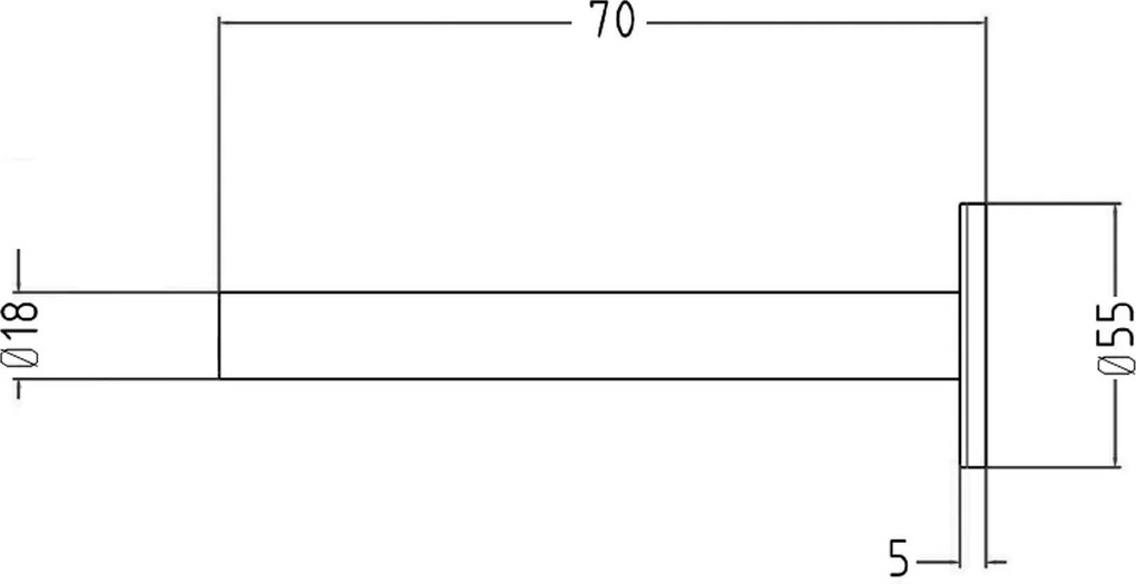 Sapho Krycí rozeta černá mat CP6135B