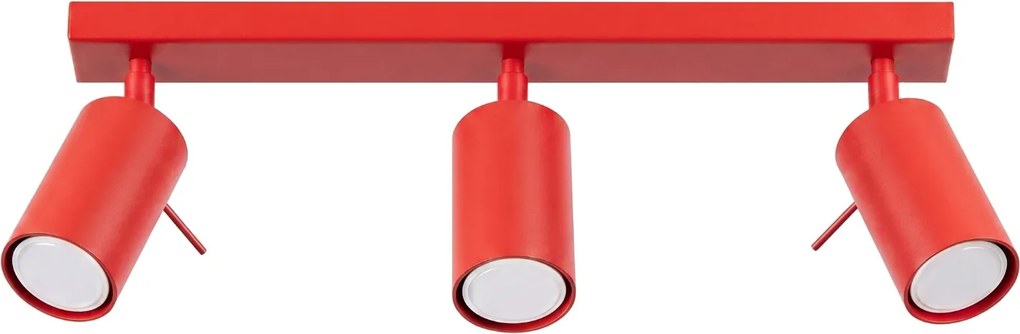 Sollux Lighting Stropní svítidlo RING 3L červené