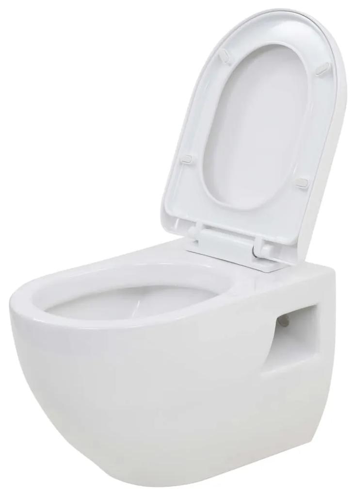 Závěsná toaleta s podomítkovou vysokou nádržkou keramická,  3082092