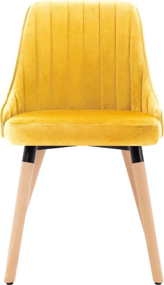 vidaXL Jídelní židle 2 ks samet [323052] Barva: Hnědá