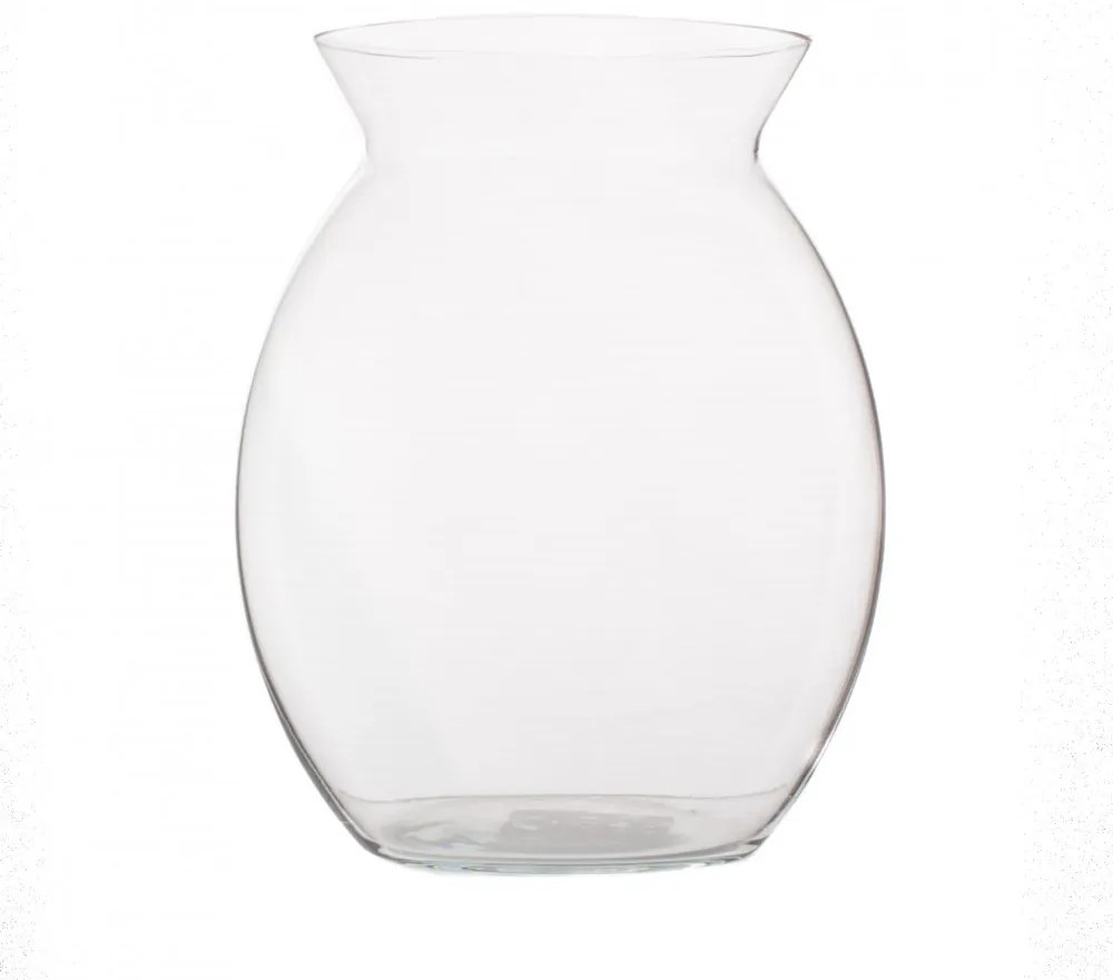 Skleněná váza Gerbera, Simax, 22,5 cm