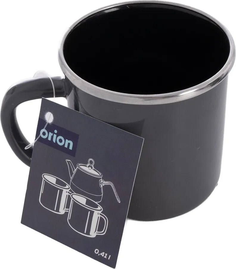 Tmavě šedý hrnek na latte 410 ml – Orion