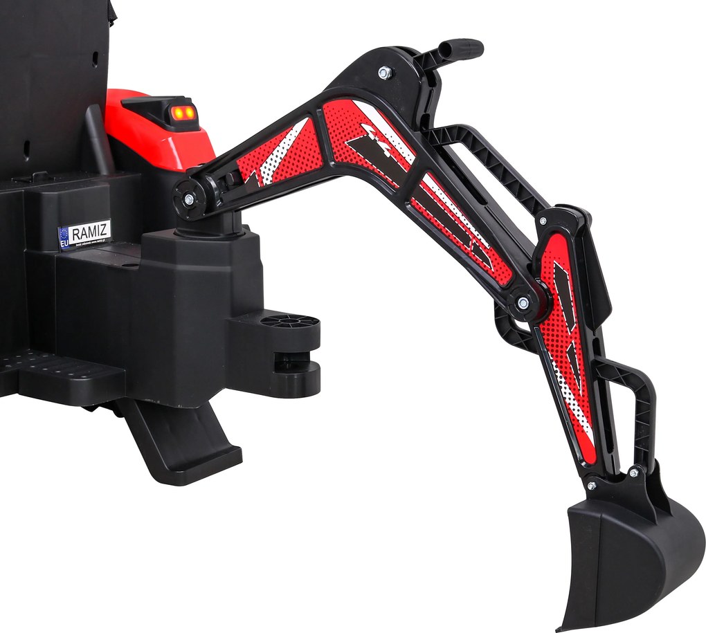 Ramiz Traktor s přívěsem 720-T červený