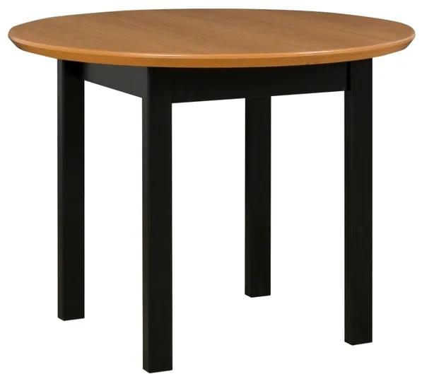 Jídelní stůl POLI 1 + doprava zdarma deska stolu přírodní dub, nohy stolu wenge